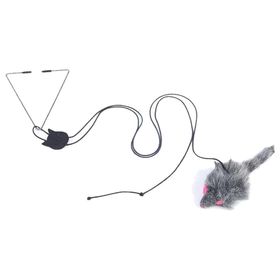 Retractable Cat Toy Self-hey Hanging Door Mouse Cat Scratch Rope Cat ...