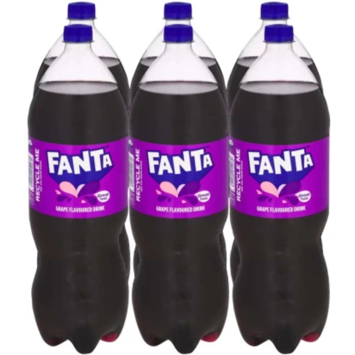 Fanta Grape Flavoured Soft Drink 2 Litre - 6 Pack | Refreshing Grape ...