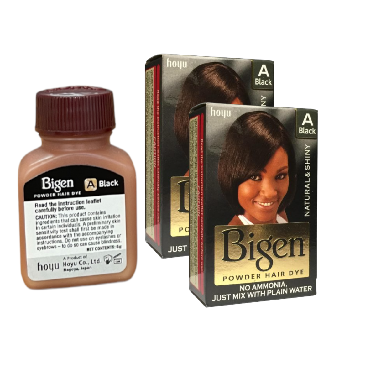 Bigen Powder Hair Dye 2 Piece - A Black - Paris | Shop Today. Get it ...