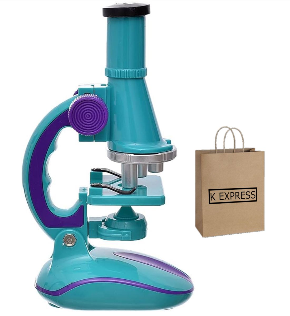 450 X Magnification Educational Children's Microscope and K Express Bag ...