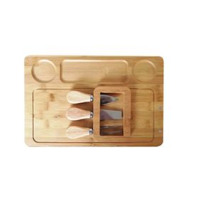 Bamboo Kitchen Cheese Board Set 5 Piece Shop Today Get It Tomorrow