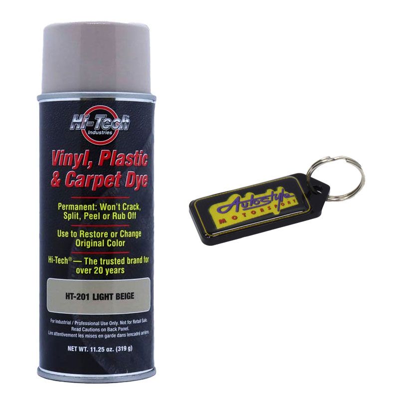 Hi-Tech Vinyl, Plastic & Carpet Aerosol Dye - 330ml & Gel Key Holder ...