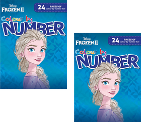 DISNEY FROZEN 2 - 2 x COLOUR BY NUMBERS BUNDLE | Shop Today. Get it ...