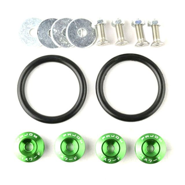 Aluminum Quick Release Fasteners Kit Fit for Hatch Lids, Bumpers Green ...