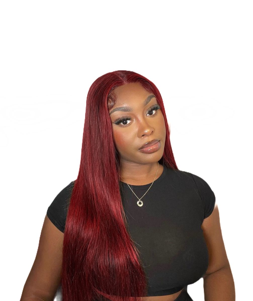 Maroon Straight Brazilian Lace Frontal Wig | Shop Today. Get it ... Maroon Straight Brazilian Lace Frontal Wig | Shop Today. Get it ...