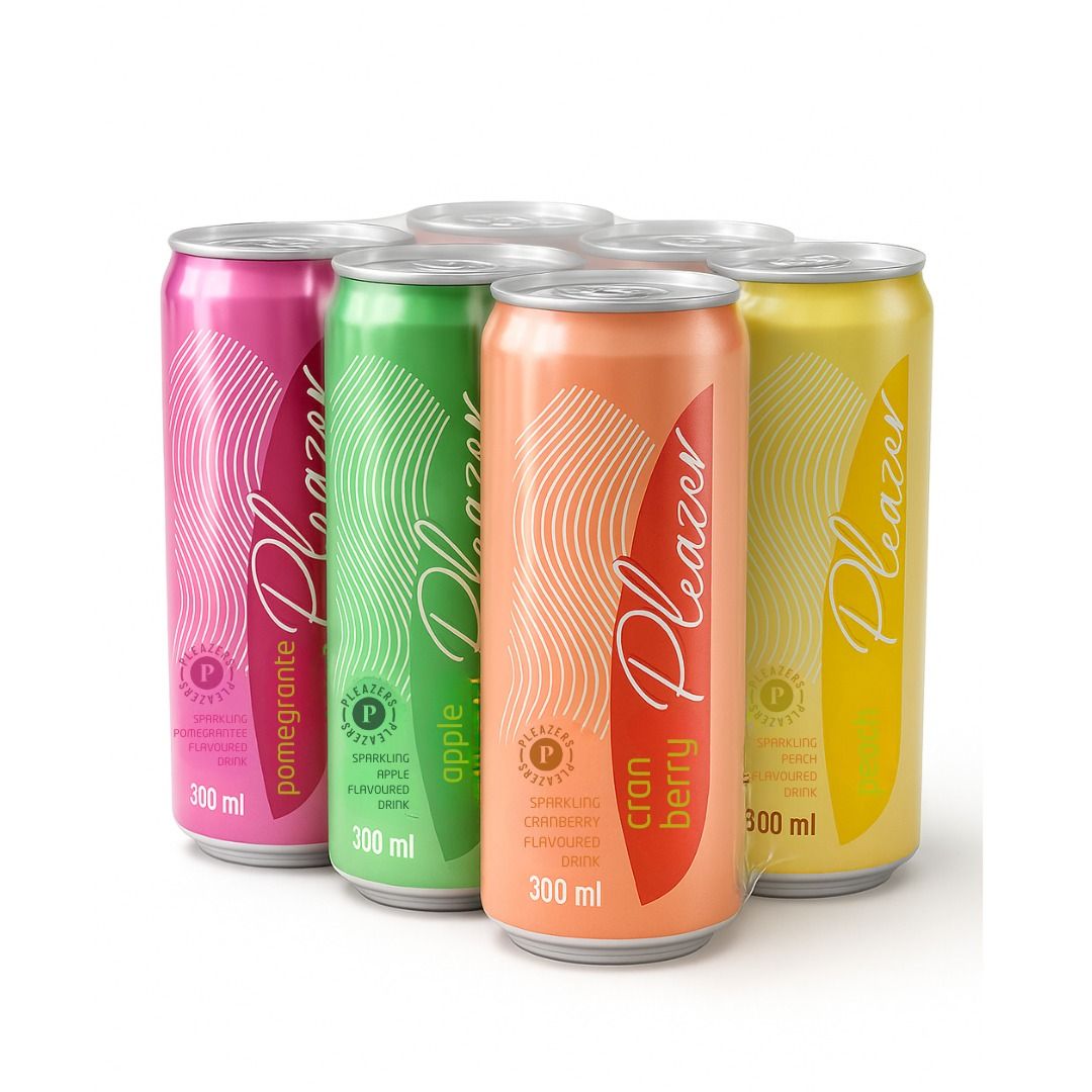 Pleazer Sparkling Drink (Variety Pack) -300ml Can (6 Pack) | Shop Today ...