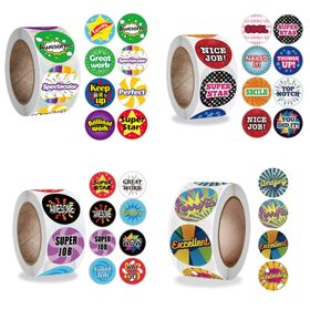 School Reward/ Recognition Stickers Teacher Pupil Combo 4pack 2000 ...