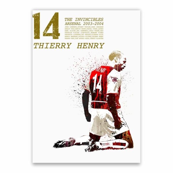 Thierry Henry 14 Invincibles Poster - A1 | Shop Today. Get it Tomorrow ...
