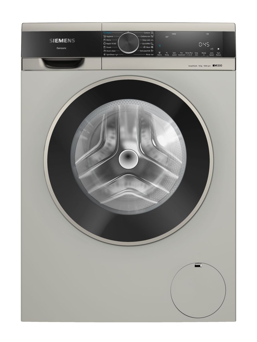 Siemens - 10kg Frontloader Washing Machine - iQ300 - Silver inox | Shop ...