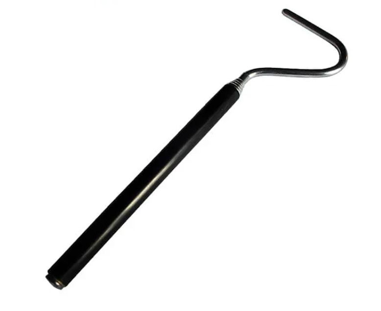 Black Collapsible Stainless Steel Snake Hook | Shop Today. Get it ...