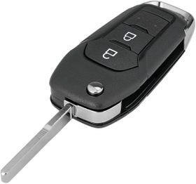 2 Button Key Shell For Ford Ranger T6 Ecosport Fiesta With Blank Key ...