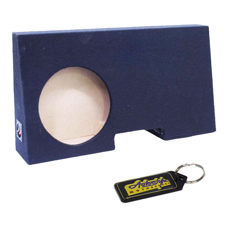 10" Supawood Flat Subwoofer Box Enclosure for Ford Ranger & Gel Key ...