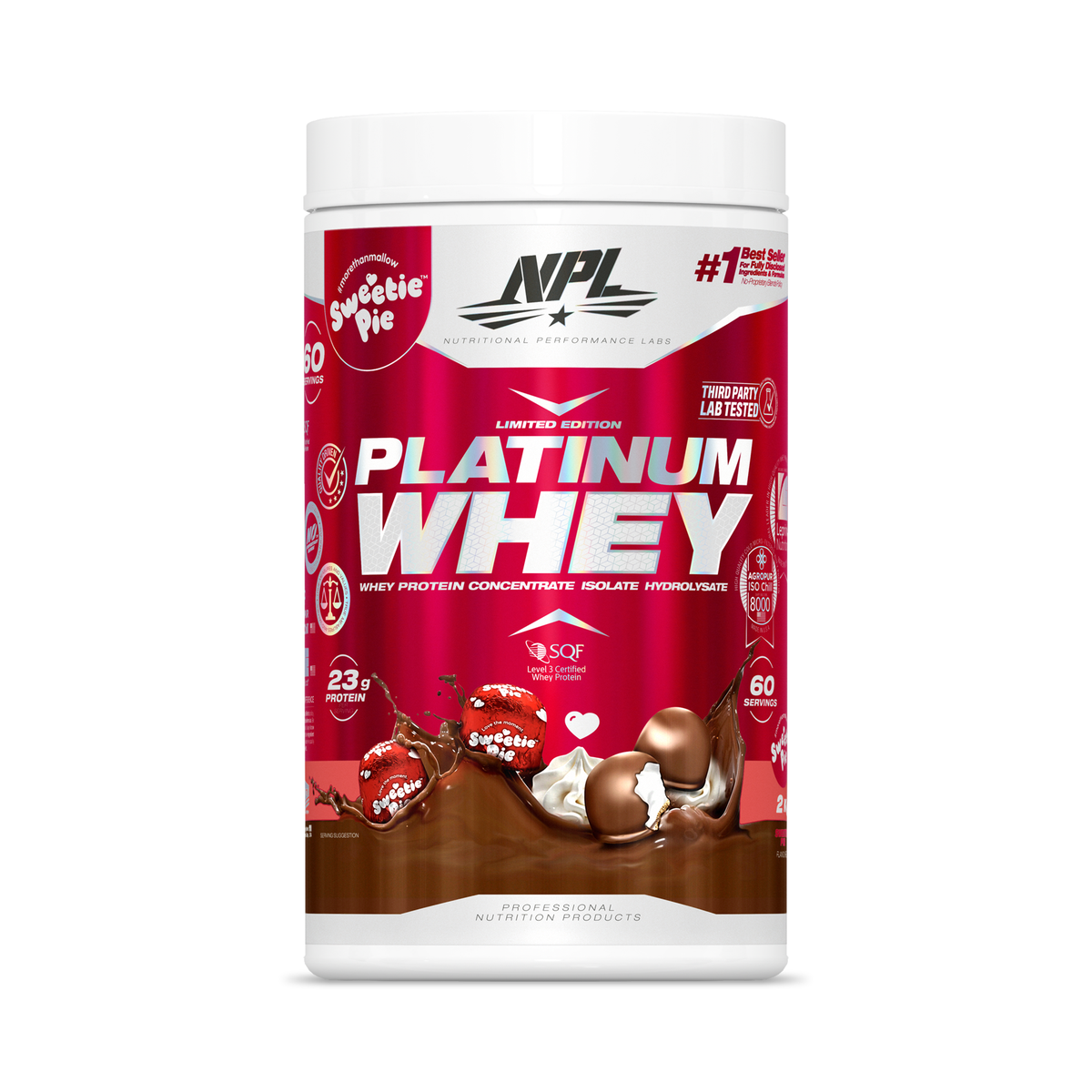 NPL Sweetie Pie flavored LIMITED EDITION Platinum Whey 2KG | Shop Today ...