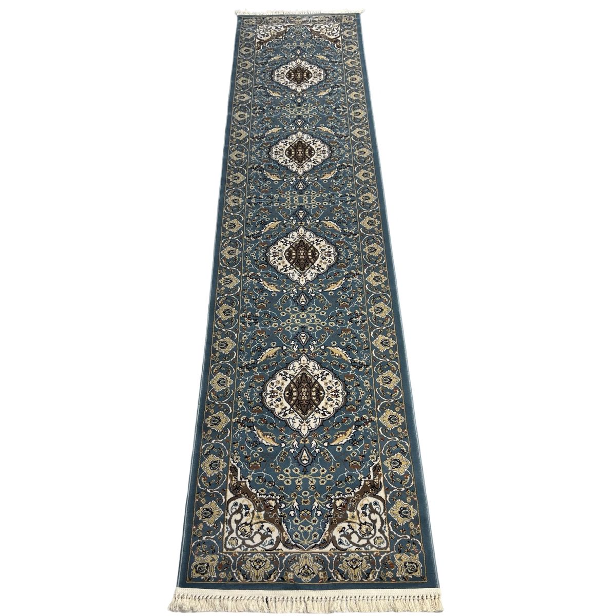 Beautiful Tabriz Style Thick Pile Passage Runner Rug - 400 x 80 cm ...