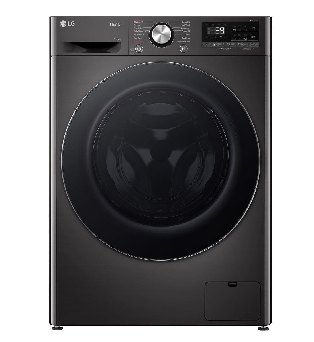 LG 13kg A+++ Black AI Direct Drive Front Loader with Steam F4Y9LWP2ZB | Shop Today. Get it ...