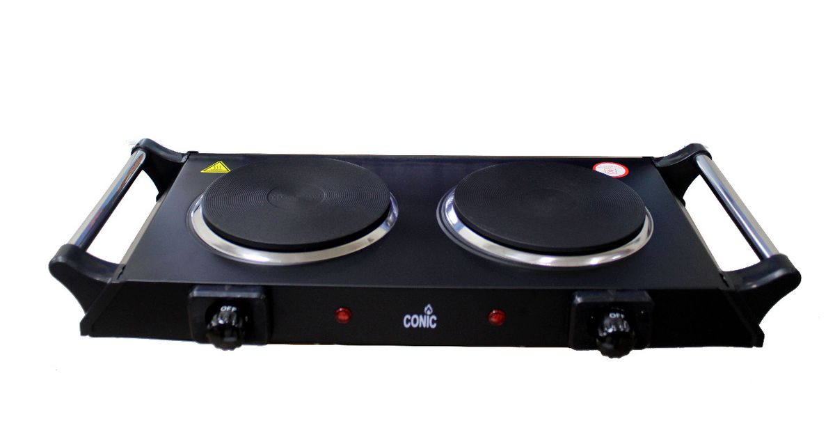 xTek- Conic Portable Electric Double Solid Hot Plate - 2000W | Buy ...