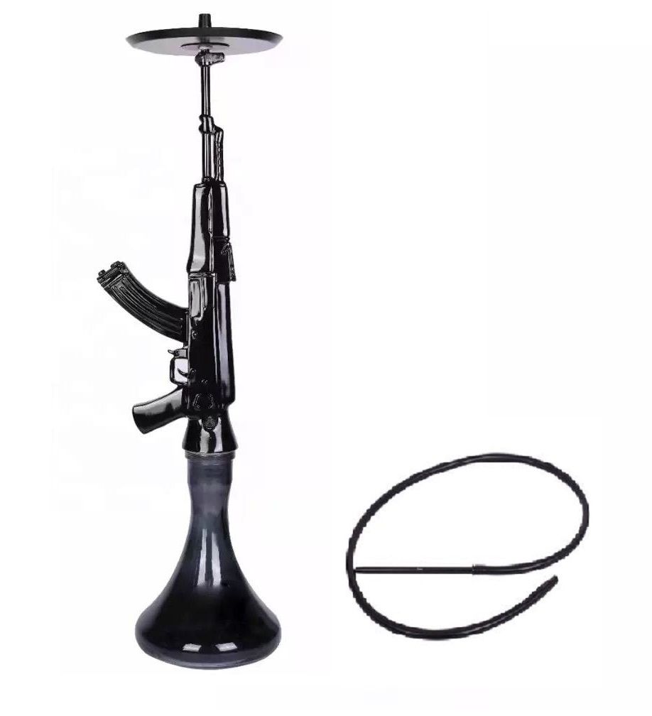 AK-47 Hubbly bubbly Hookah Shisha Traditional Huka - Black | Buy Online ...