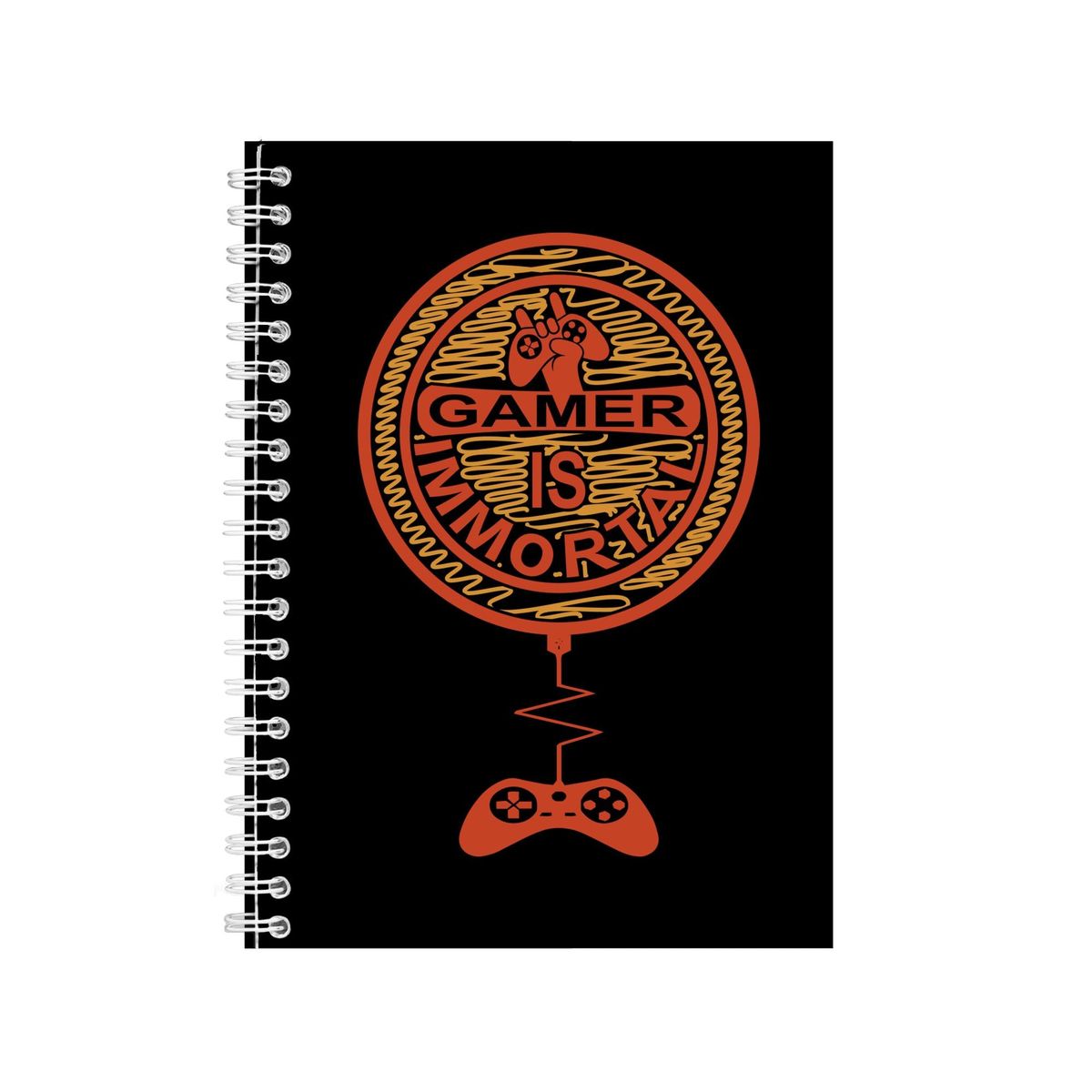 Gamer Is Immortal Notebook Gamer Gift Idea A5 Notepad 140 | Shop Today ...