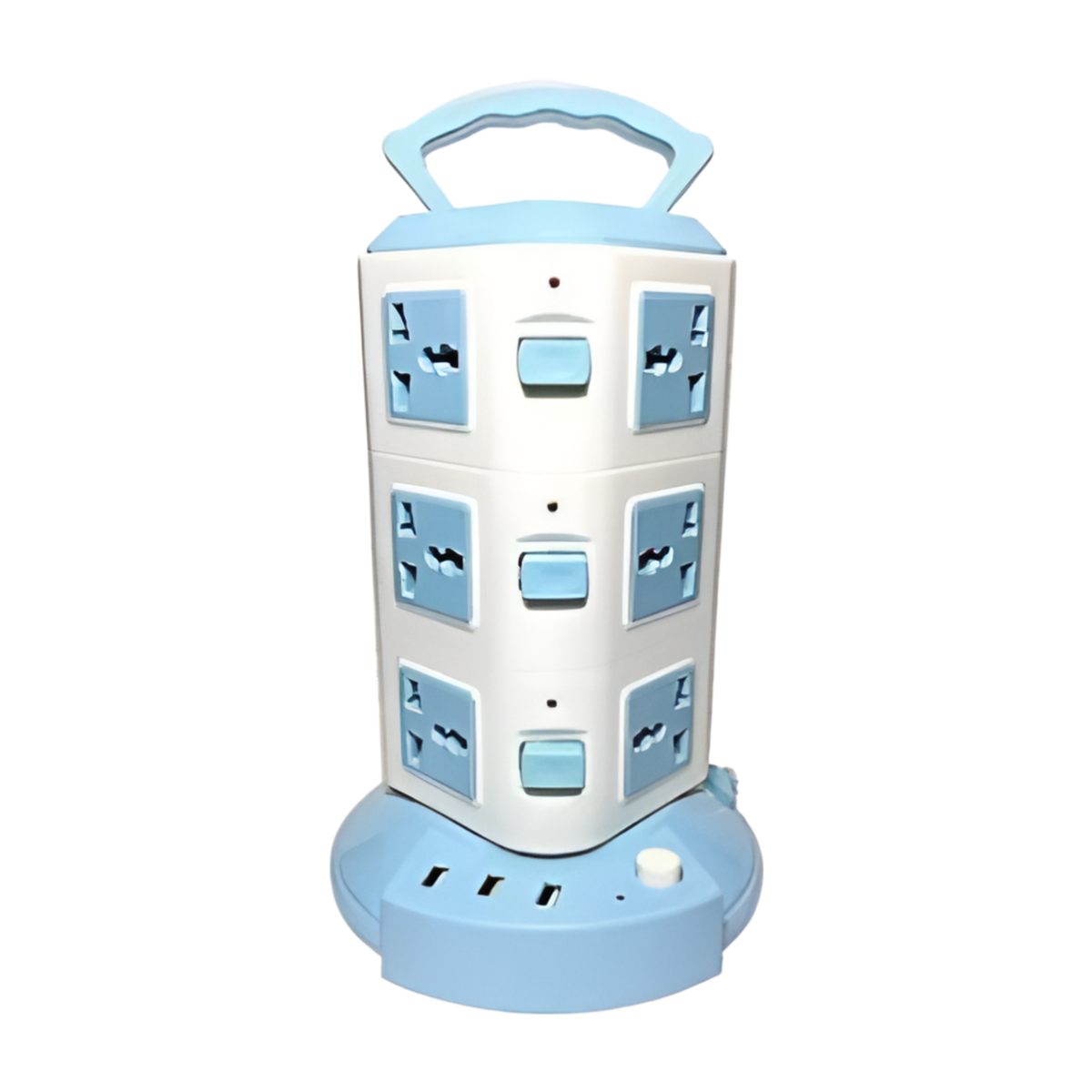 Multi-Purpose Portable Four-Layer Tower Socket with USB Ports | Shop ...