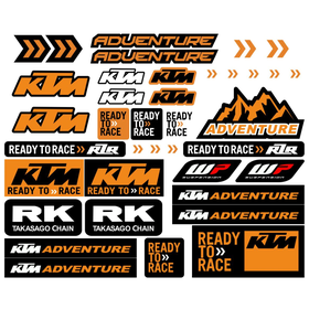 Custom KTM Sticker Sheet 1 | Shop Today. Get it Tomorrow! | takealot.com