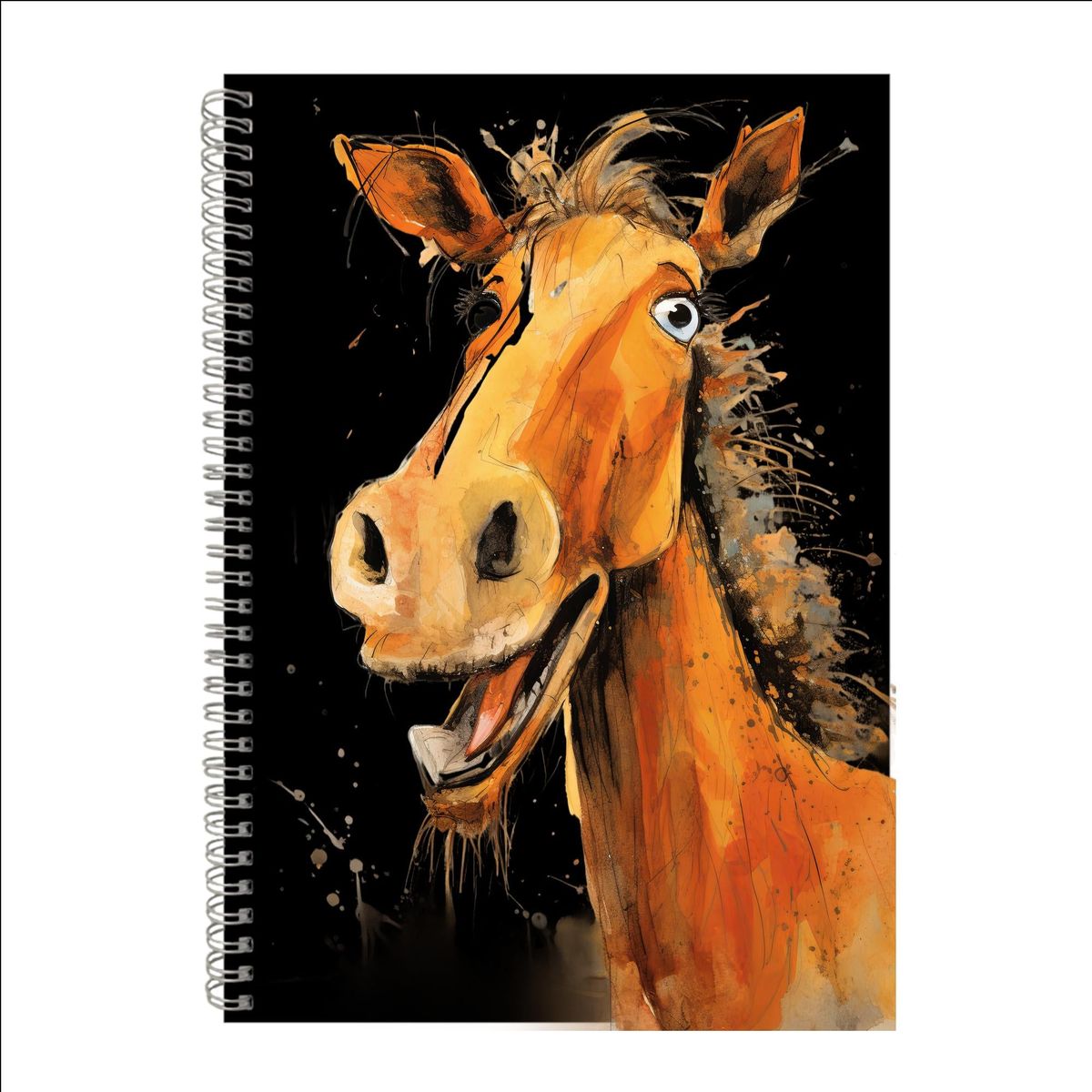 Belgian_Horse A4 Notebook Pad for Men Women Funny Animal Graphic ...