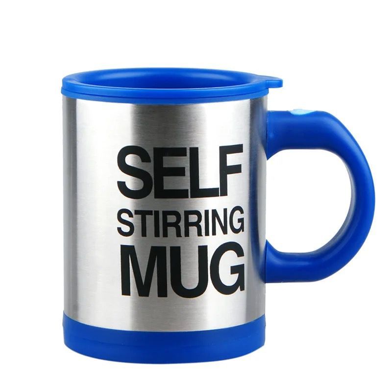 Self-Stirring Mug Made of Insulated Stainless Steel-Silicone Sealing ...