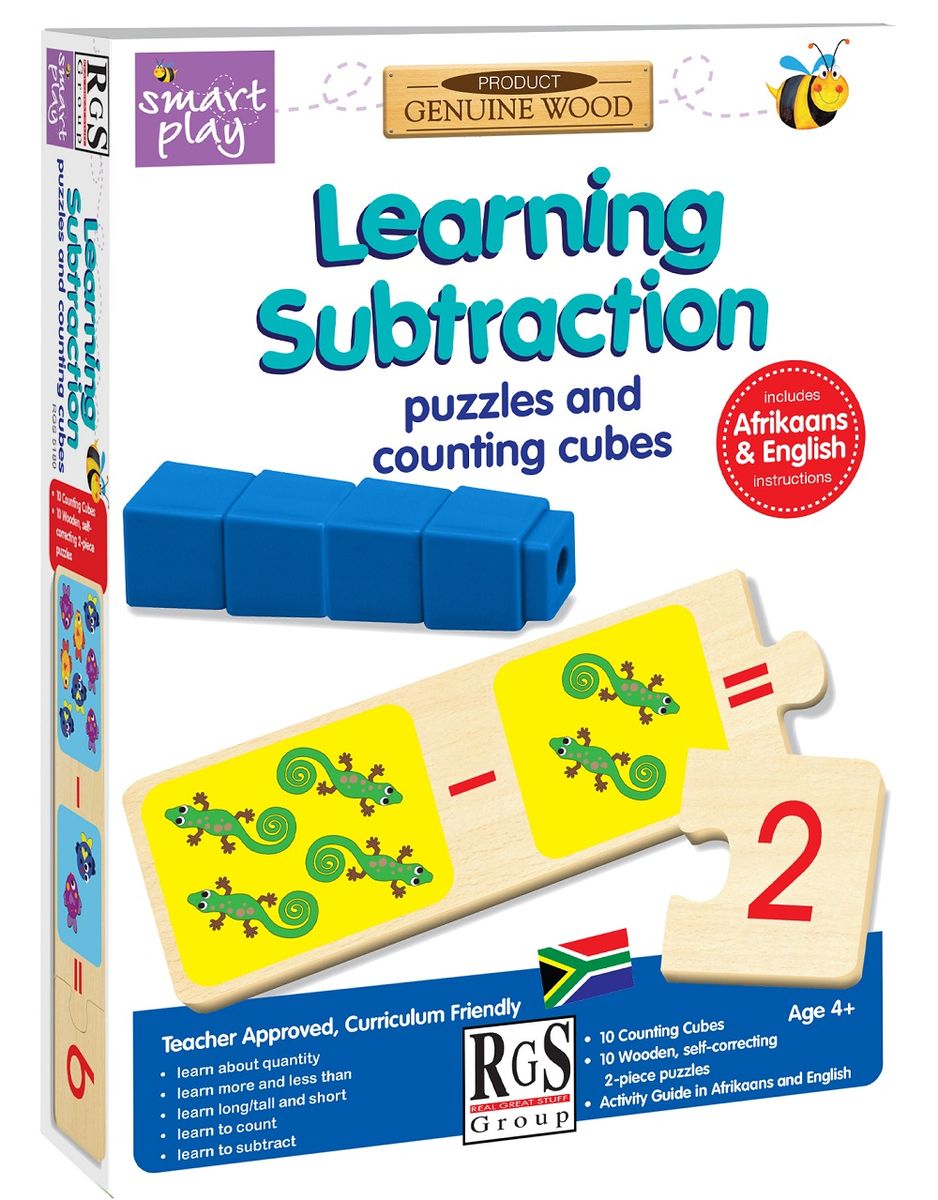 Learning Subtraction Puzzles And Counting Cubes | Shop Today. Get it ...
