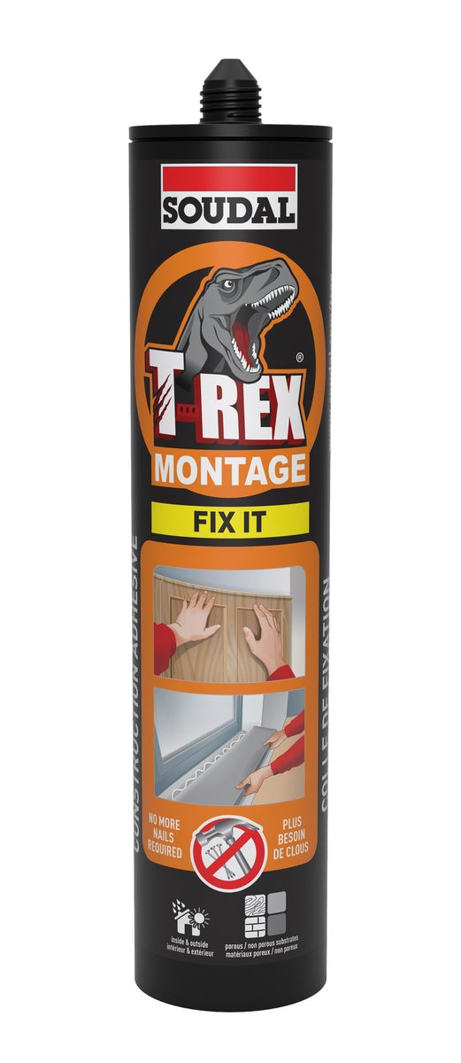 Soudal T-Rex Montage Fix It - Solvent Based 350GR | Shop Today. Get it ...