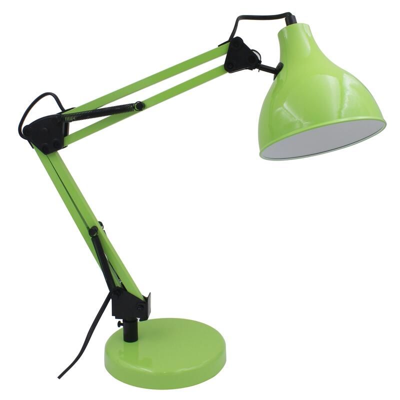 Inspire metal glossy desk lamp green e27x1 | Shop Today. Get it ...