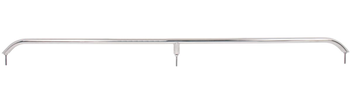 Marine Grade 316 Stainless Steel Oval Handrail - 1500mm Length (25x19mm ...