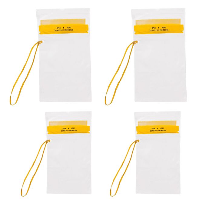 Navstar Splash Proof Phone Tablet Document Zipper Pouch- x2 S + x2 L ...