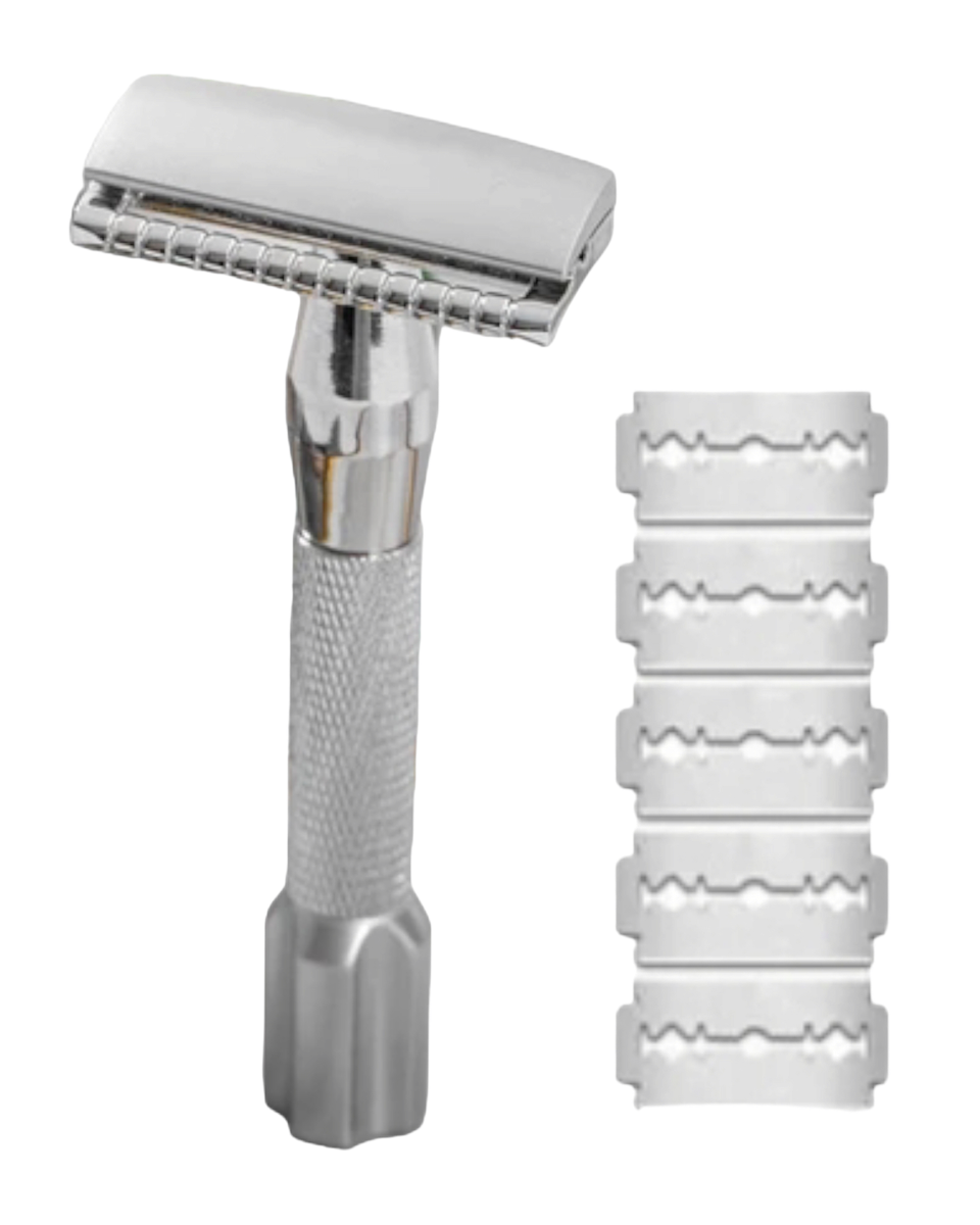 Single Edge Safety Razor Yaqi Razzo Rocket Aluminium + 5 Blades | Shop ...