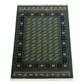 Rugs & Decor/ Beautiful Bokhara Design Green Rug / Carpet | Shop Today ...