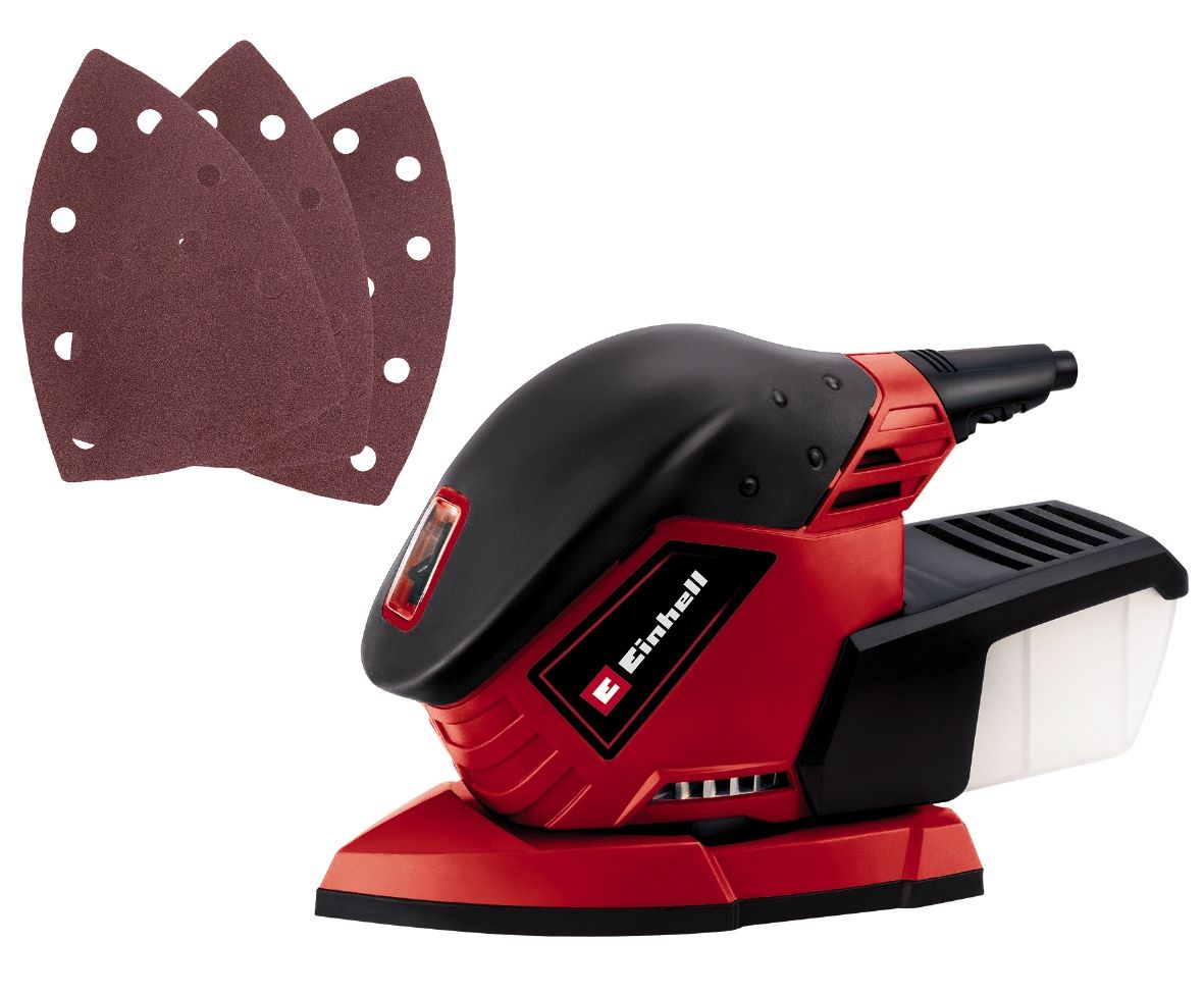 EINHELL - Multi Mouse Sander TE-OS 1320 130W Incl. 3 x Abrasive Paper (P120) | Shop Today. Get ...