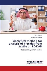 Analytical method for analysis of biocides from textile on LC-DAD ...