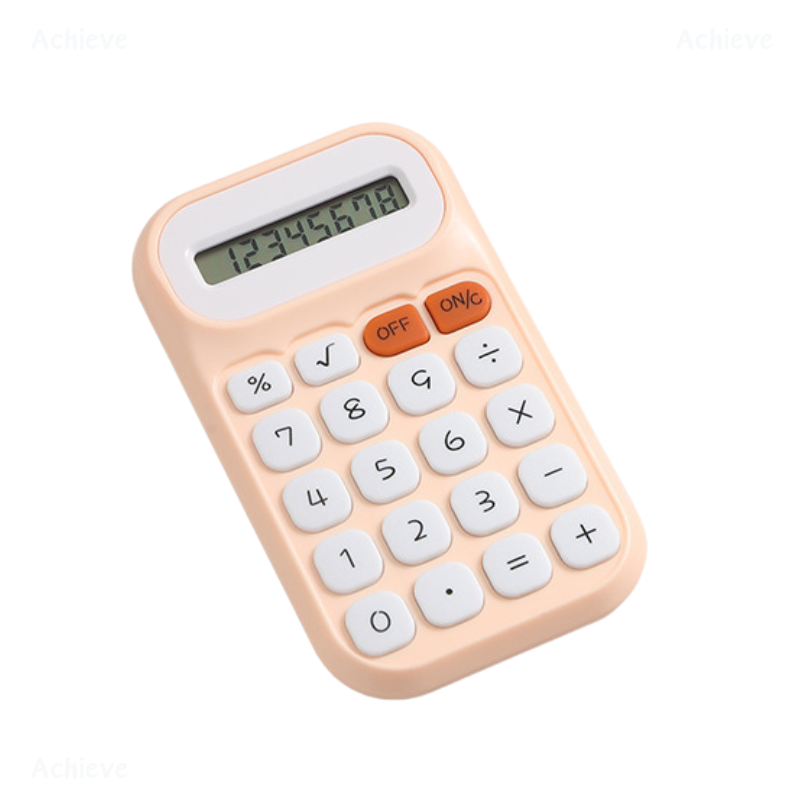 44g Lightweight Mini Calculator, Soft Keys, Macaron Colors / Pink ...