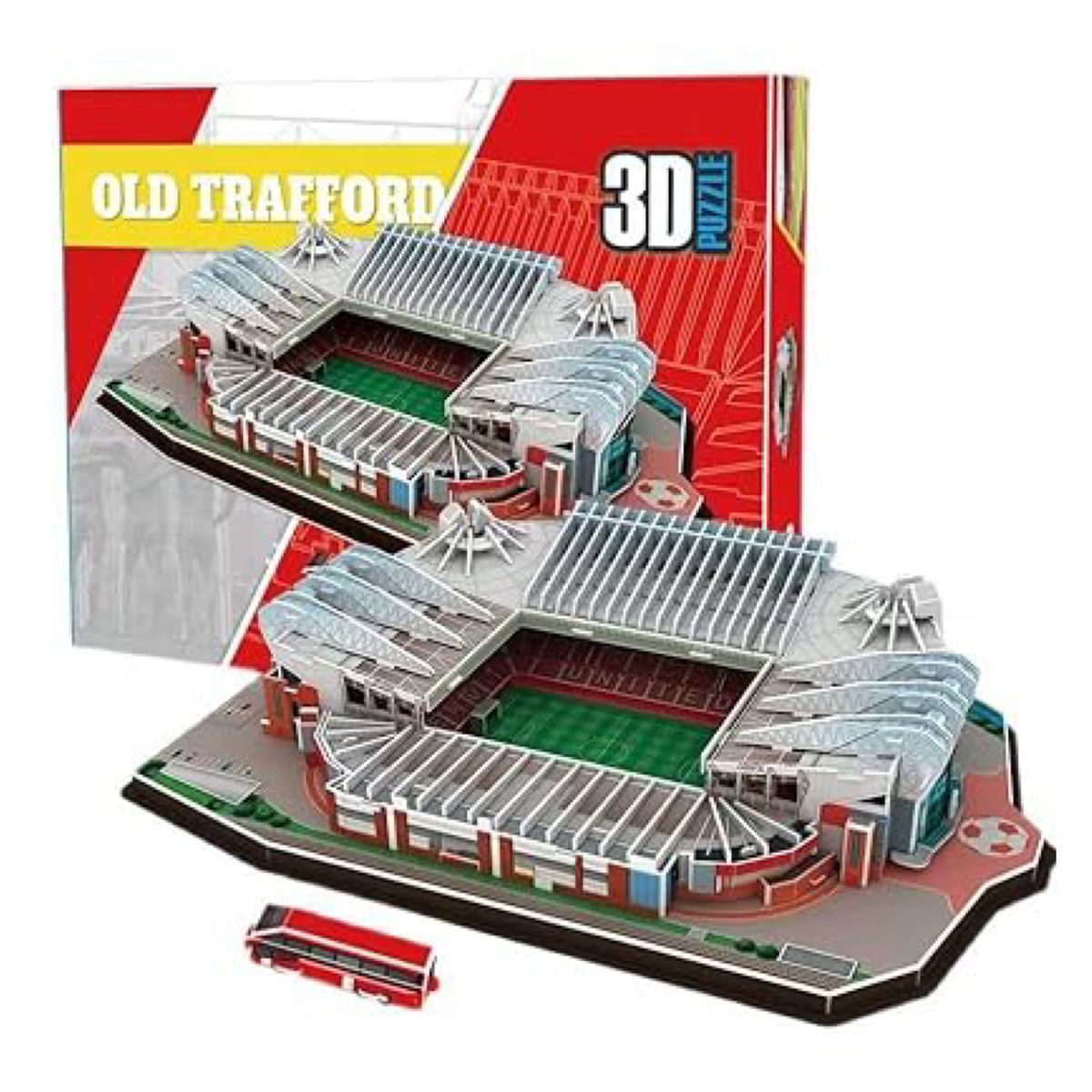 3D Puzzle of Manchester United FC Old Trafford Stadium - 138 Piece ...