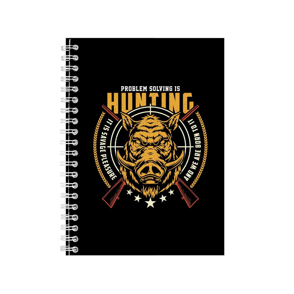 Problem Solving Is Hunting 2 Notebook Hunter Gift Idea A5 Notepad 144 ...