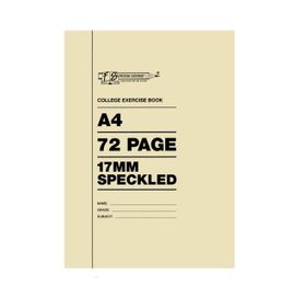Freedom Stationery - A4 72 Page 17mm Speckeld Exercise Book (Pack Of 10 ...