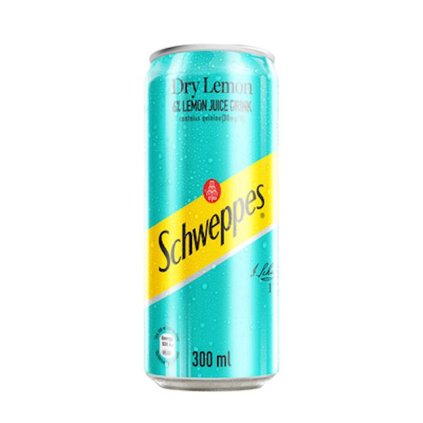 Schweppes Dry Lemon - 300ml Can x 24 | Shop Today. Get it Tomorrow ...
