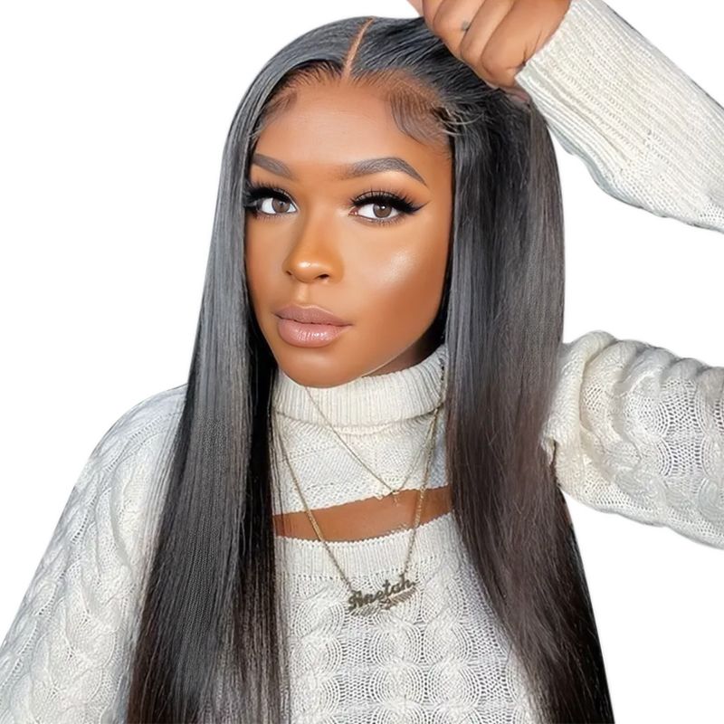 VSP 18Inch Brazilian Hair Full Frontal Wigs 13x4 Lace Front Straight ...