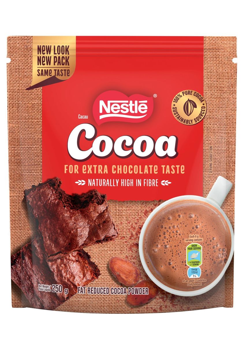 NESTLÉ COCOA Fat Reduced Cocoa Powder Doy 250g | Shop Today. Get it ...