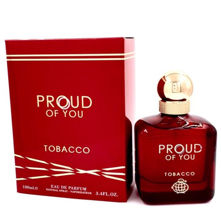 Fragrance World Proud Of You Tobacco 100 ml Eau De Parfum Tobacco Men ...