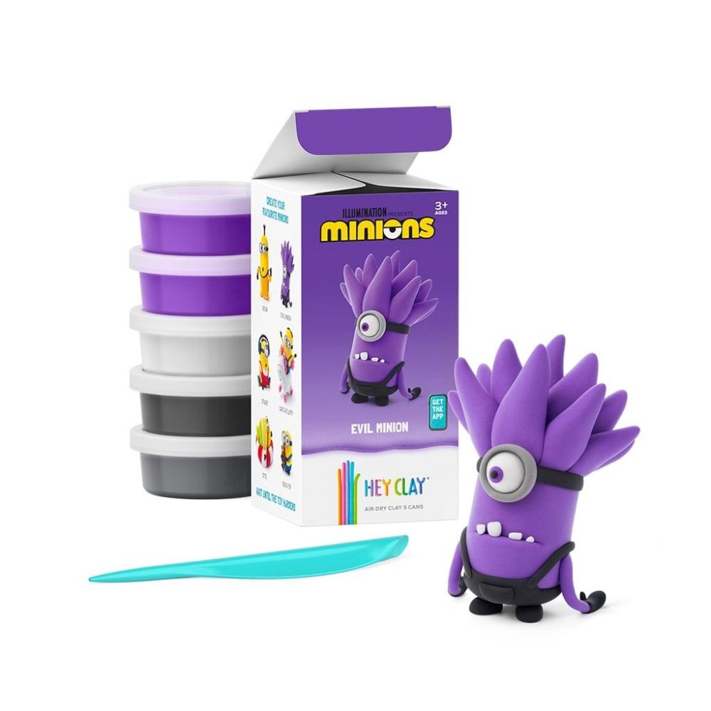 Hey Clay: Modelling Air-Dry Clay with Interactive App - Evil Minion, 5 cans | Shop Today. Get it ...