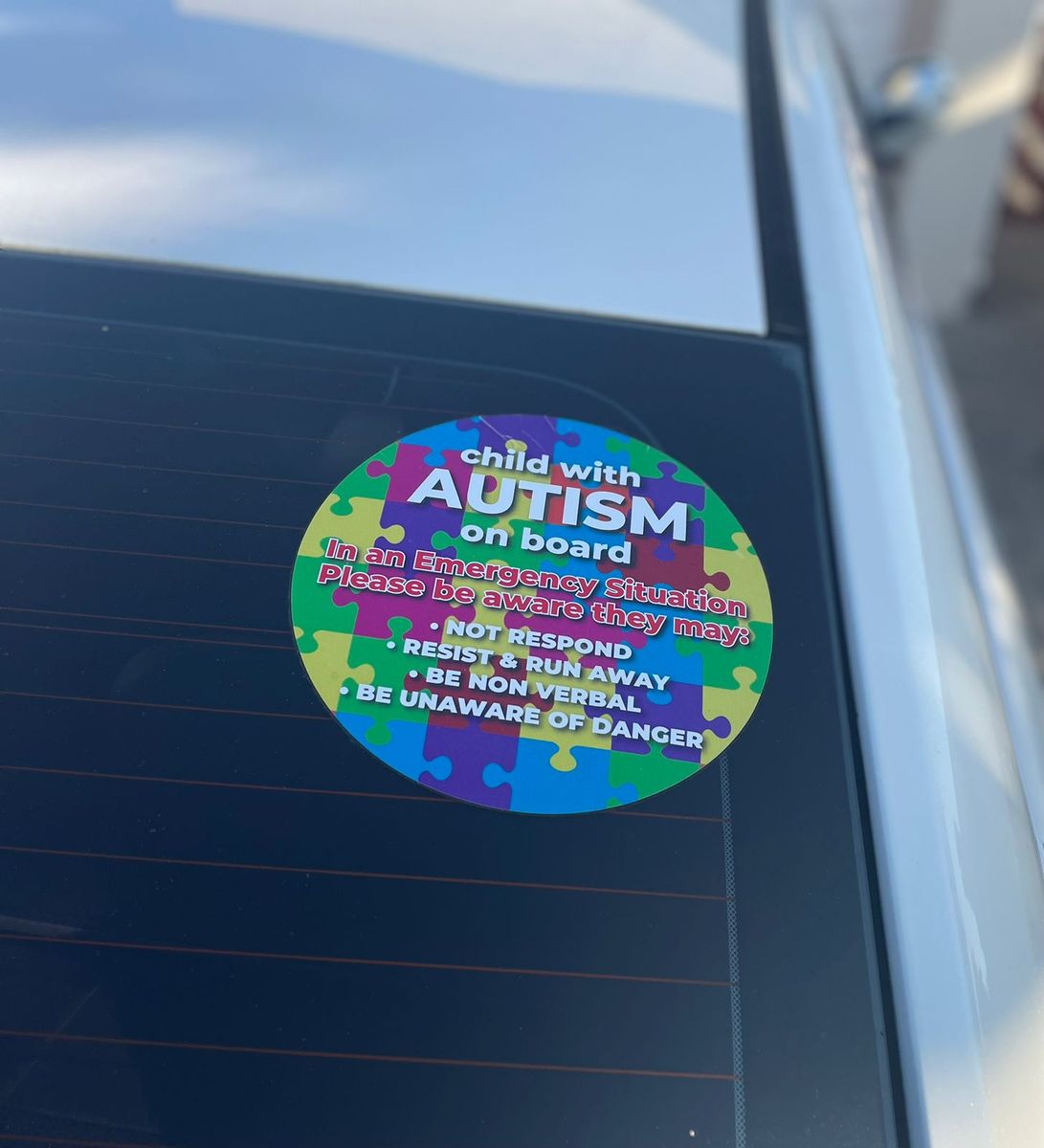 Autism Safety Car Sticker | Shop Today. Get it Tomorrow! | takealot.com