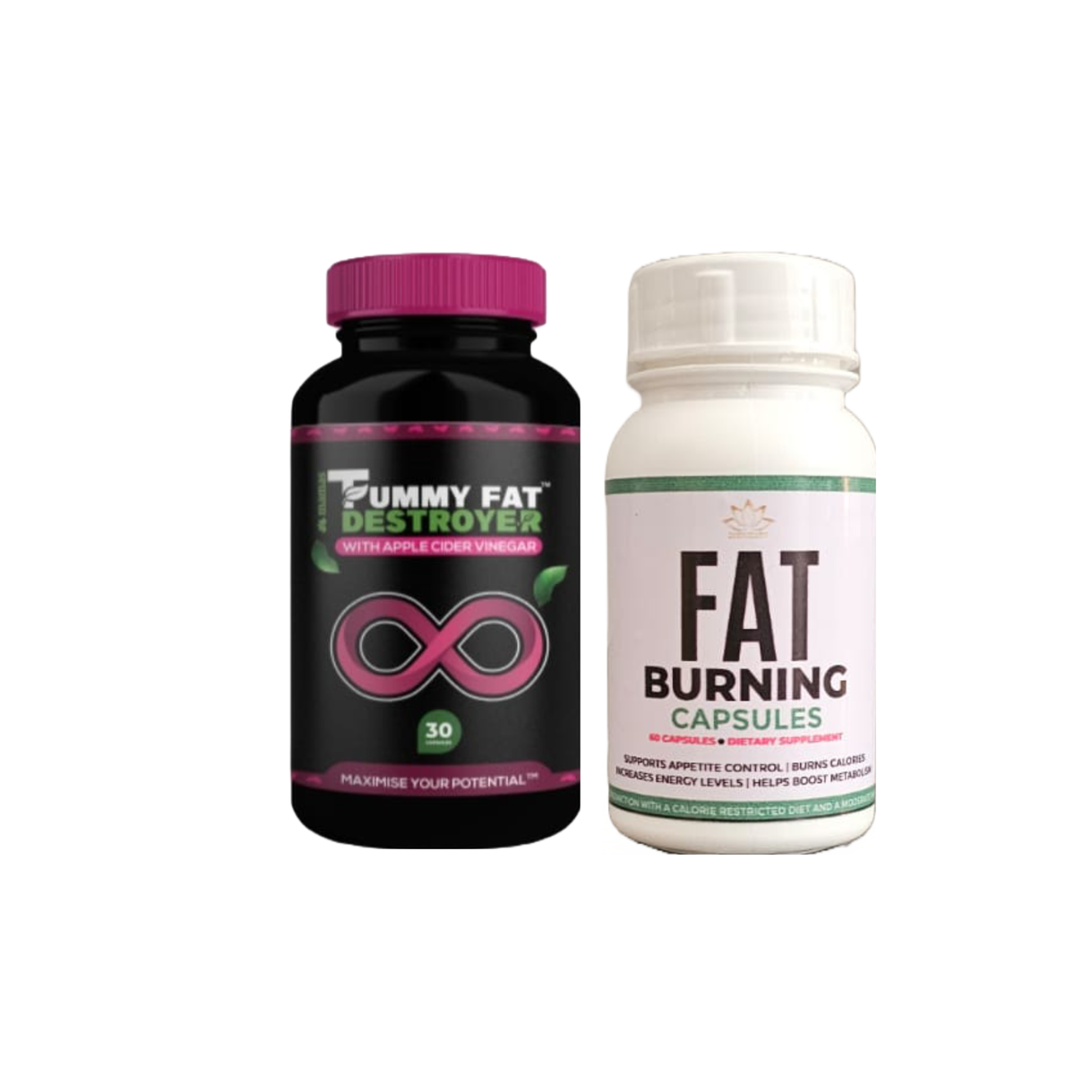 Tummy Fat Destroyer Capsules & Fat Burning Capsules- Weightloss ...