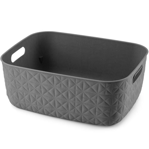 Curver by Keter Softex Basket M 12.5L Dark Grey | Shop Today. Get it ...