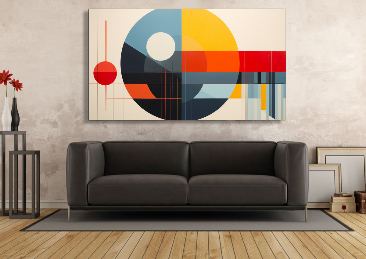 Canvas Wall Art - A Multi Coloured Abstract Piece - IM0920 | Shop Today ...