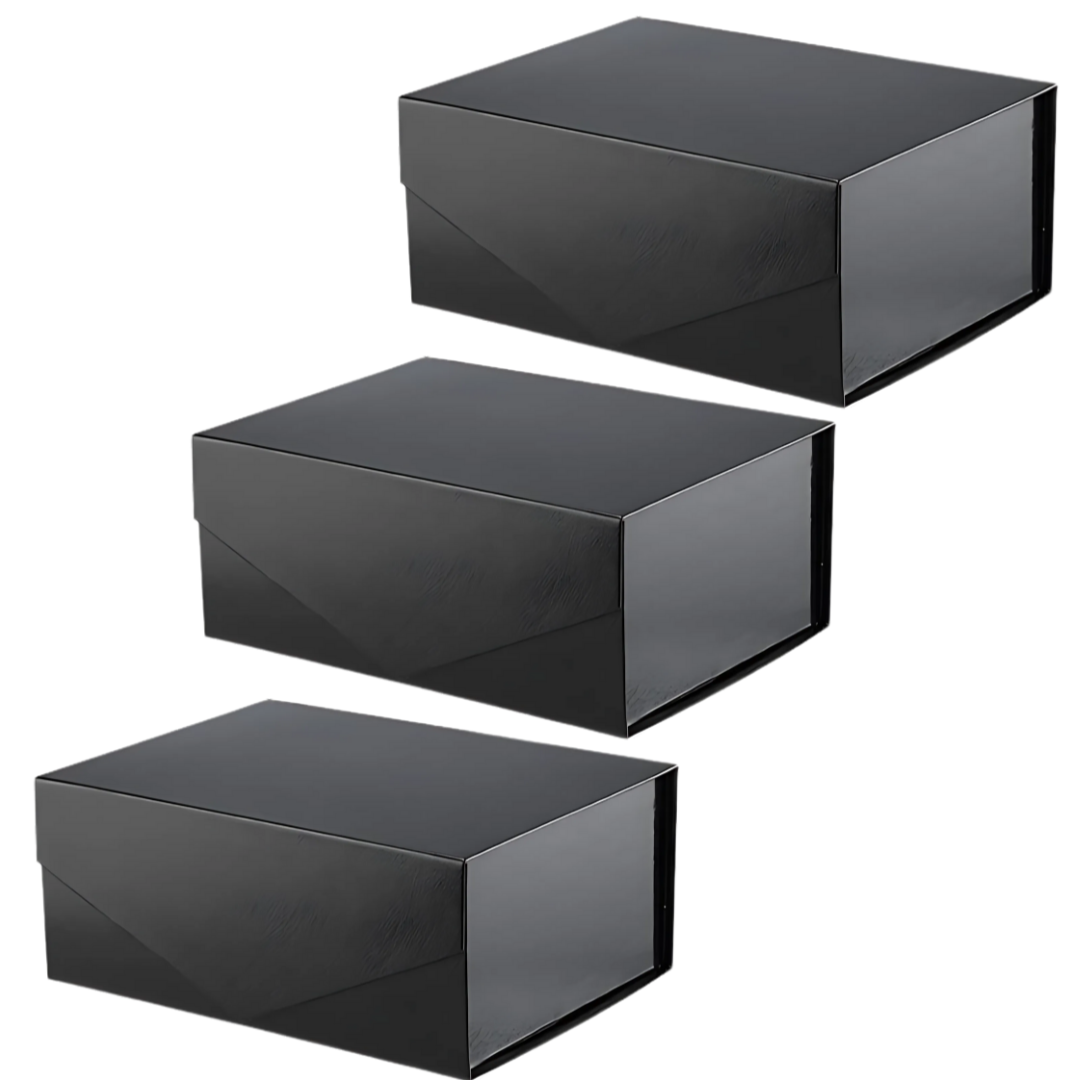 Bestby - 22x15x10cm Collapsible Gift Box with Magnetic Closure (3 Pack ...