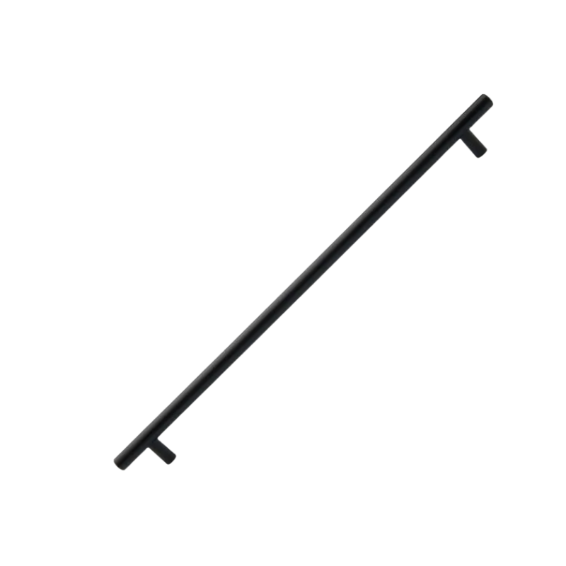 Hollow Stainless Steel Barrel Handle, Matt Black, 442mm | Shop Today ...